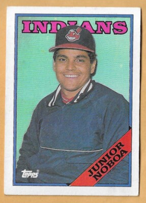 JUNIOR NOBOA CLEVELAND INDIANS #503 - TOPPS NM-MT 1988 | eBay