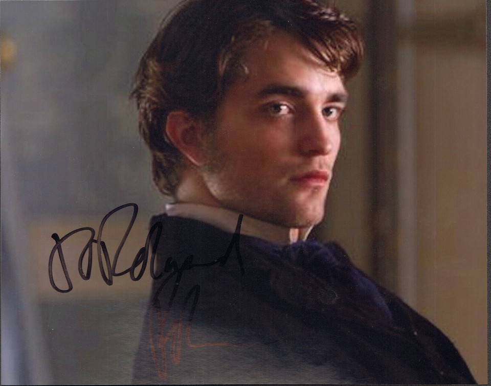 Robert Pattinson 1986- genuine autograph IN PERSON signed photo 8x10 ...