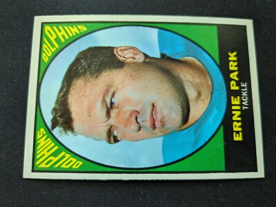 1967 Topps Football Card # 83 Ernie Park RC - Miami Dolphins (EX/NM) | eBay