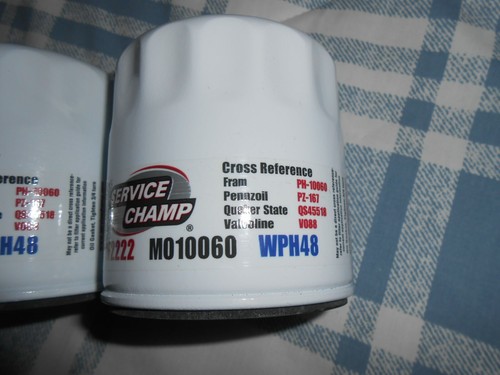 (3-Pack) Service Champ OF2222 WPH48 PH10060 LF16242 Wix 57060 OIL ...