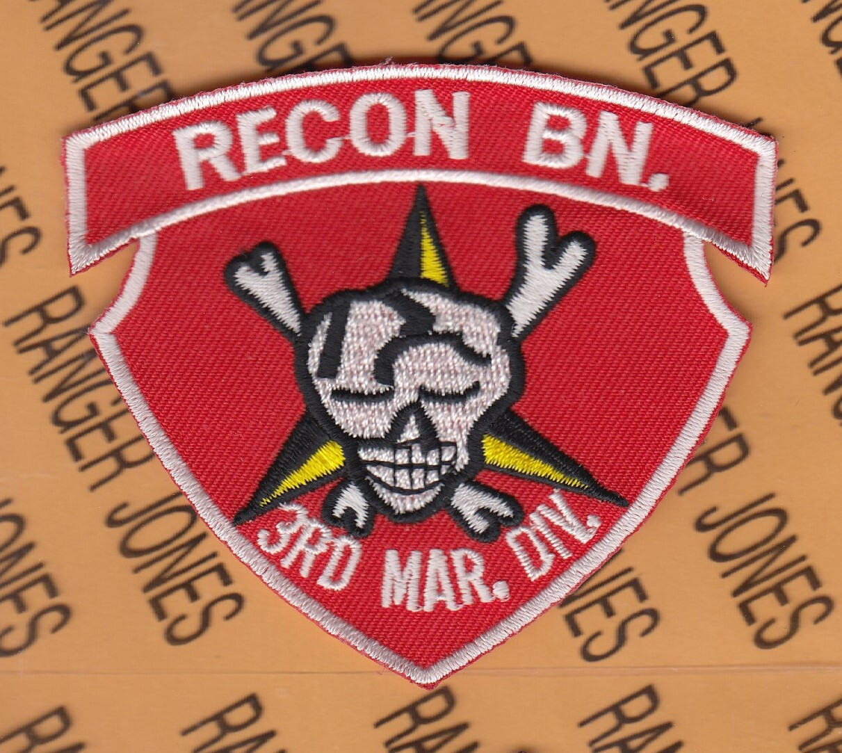 USMC Marine Corps 3rd RECON BN 3rd MAR DIV 3.5" patch c/e B | eBay