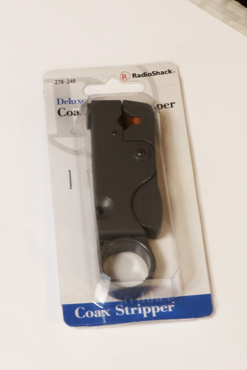 Radio Shack Deluxe Coax Cable Stripper NEW OLD STOCK | eBay