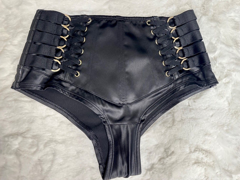 Honey Birdette STEVIE🖤 Black Gold FULL 3 Piece Set 32D, S, XS Brief | eBay