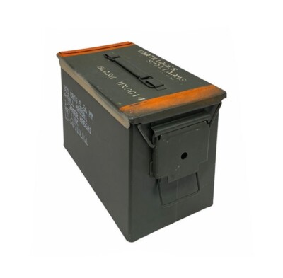 GRADE 2 FAT 50 CAL PA108 SAW BOX EMPTY AMMUNITION AMMO CAN. RARE | eBay
