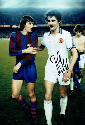Johan Cruyff Signed Autograph 12x8 Photo + COA Barcelona Spain Legend ...