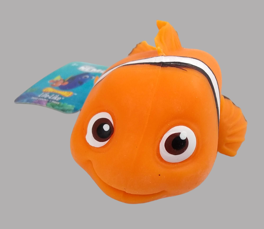 Finding Nemo Ja-Ru Life-Like Imperial Toy Squishy Creatures Stretchable ...