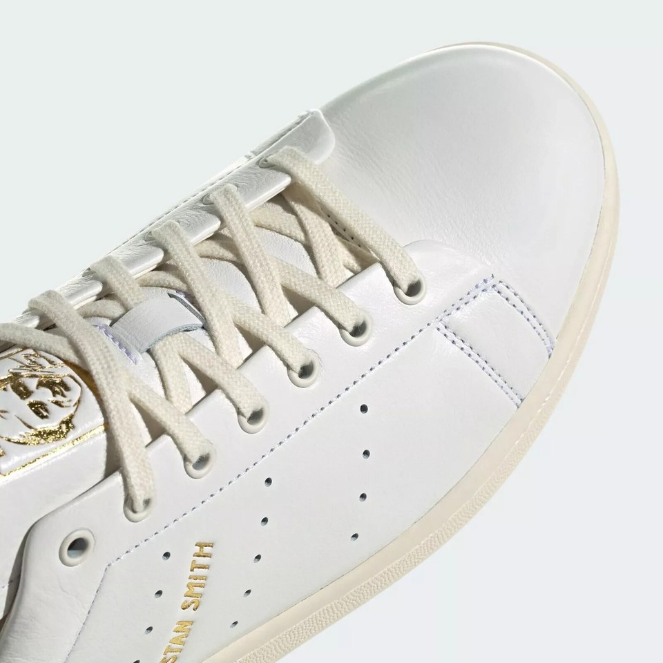 adidas Originals Stan Smith Lux Cloud White Cream White Green IF8844 ...