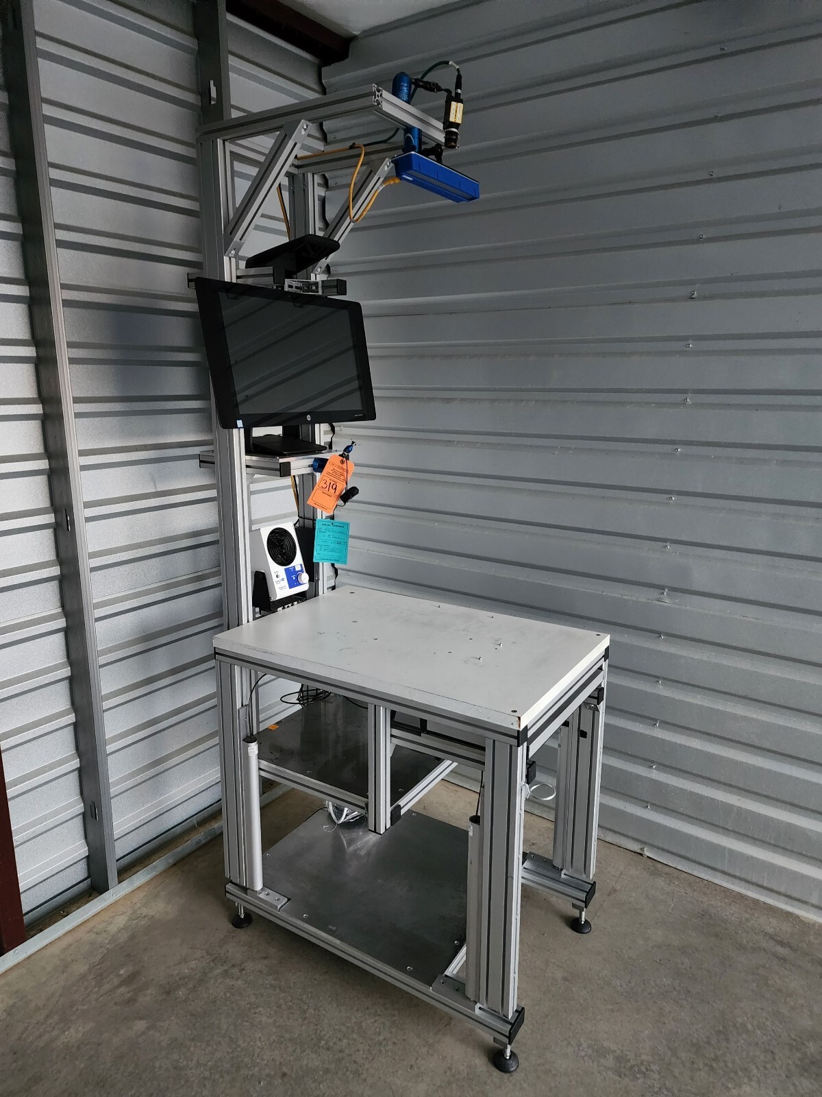 Vision station cell Cognex camera Suspa Movotec lift Smart vision ...