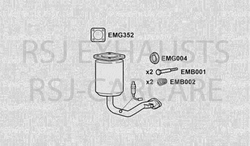 ECPG1154TA Katalysator (R103) Enge Gekoppelt Katze | eBay.de