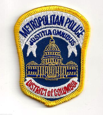 WASHINGTON DC - METROPOLITAN POLICE - SMALL SHOULDER - SEW or IRON ON ...