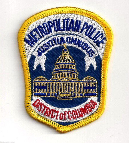 WASHINGTON DC - METROPOLITAN POLICE - SMALL SHOULDER - SEW or IRON ON ...