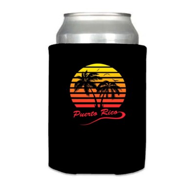 PUERTO RICO FLAG- CAN BEER KOOZIE-COOLIE-INSULATOR | eBay