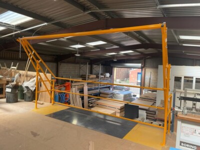 New Mezzanine Floor Pallet Gate Up & Over, Loading Gate, mezz floor ...