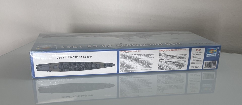 Trumpeter 05725 USS Baltimore CA-68 1944 Factory Sealed Model Ship Kit ...