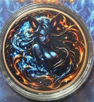 Cool2Coin Icy Hot Vixen 1 oz (33 Grams) .999 Pure Copper Colorized ...