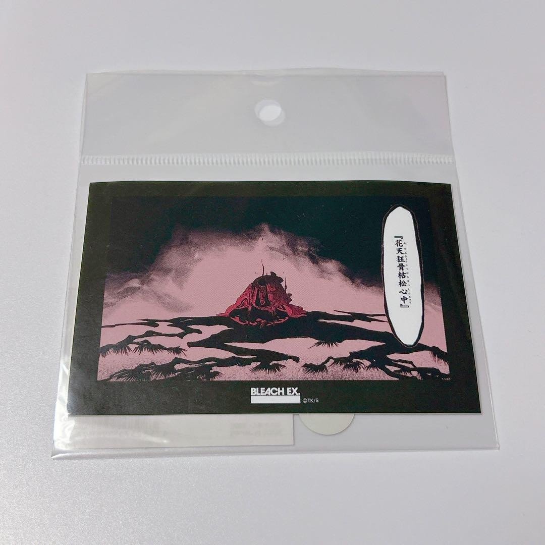 BLEACH EX. Original Art Exhibition Sticker Kyoraku Shunsui Hanaten ...