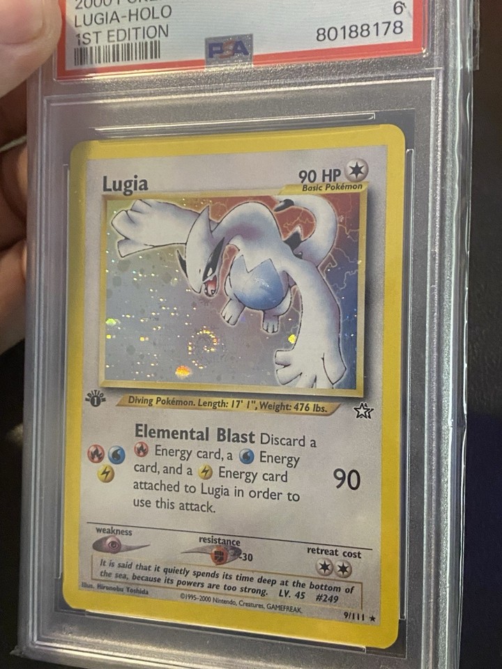 Lugia Neo Genesis 1st Edition PSA 6 With Swirl | eBay