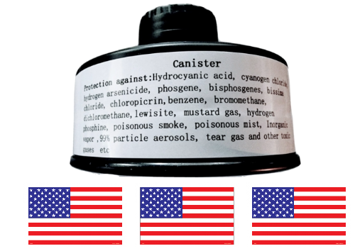 DYOB Nato NBC FILTER for Gas Mask Military Professional Fits 40mm ...