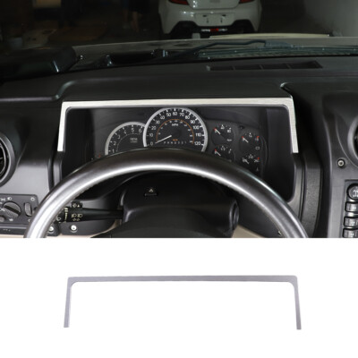 Chrome Interior Alloy Dashboard Speedometer Frame Trim For Hummer H2 ...