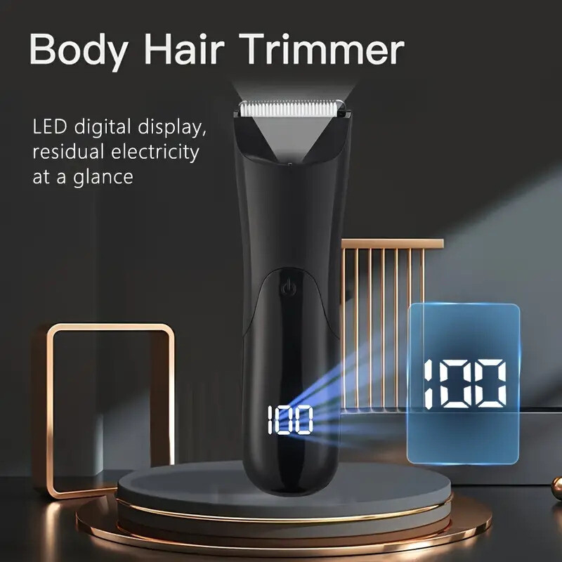 Manscape Groin Hair Trimmer for Men's Electric Ball Trimmer Wet/Dry ...