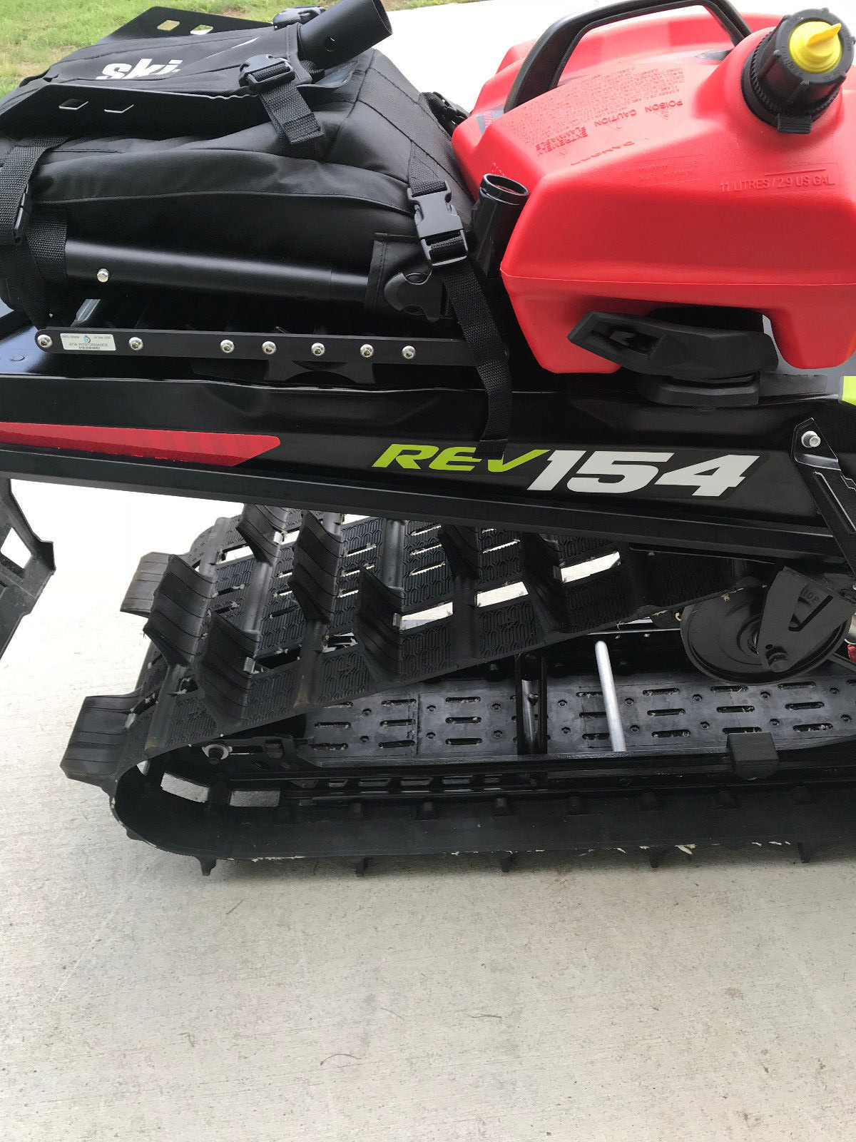 Ski-Doo LinQ 154+ Snowmobile Rack, Slim tunnel bag Rack, Tunnel Bag ...