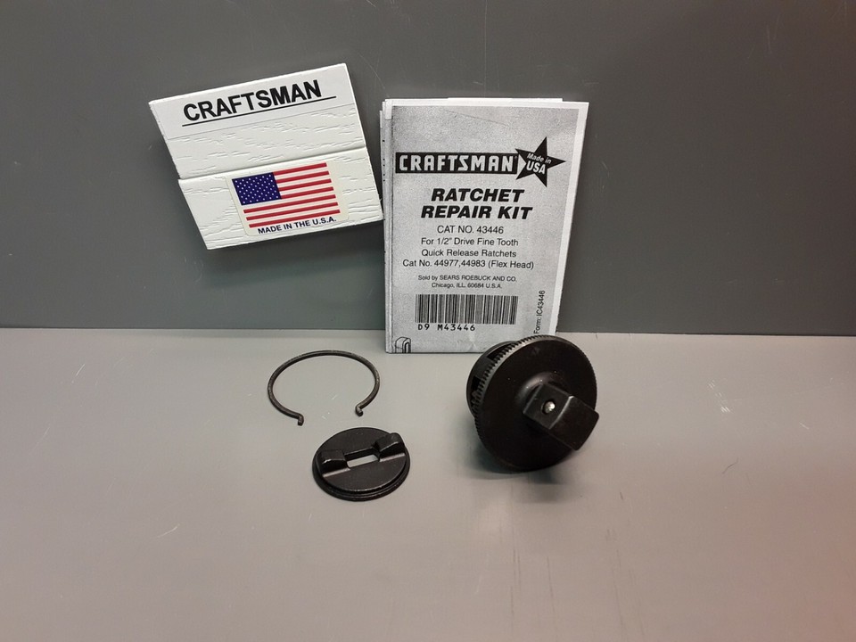 Craftsman 43446 Ratchet Repair Kit Fits 1/2" 44977 44983 Flex Quick ...