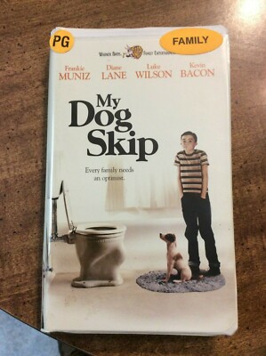My Dog Skip Warner Bros VHS Frankie Muniz & Luke Wilson ex rental | eBay