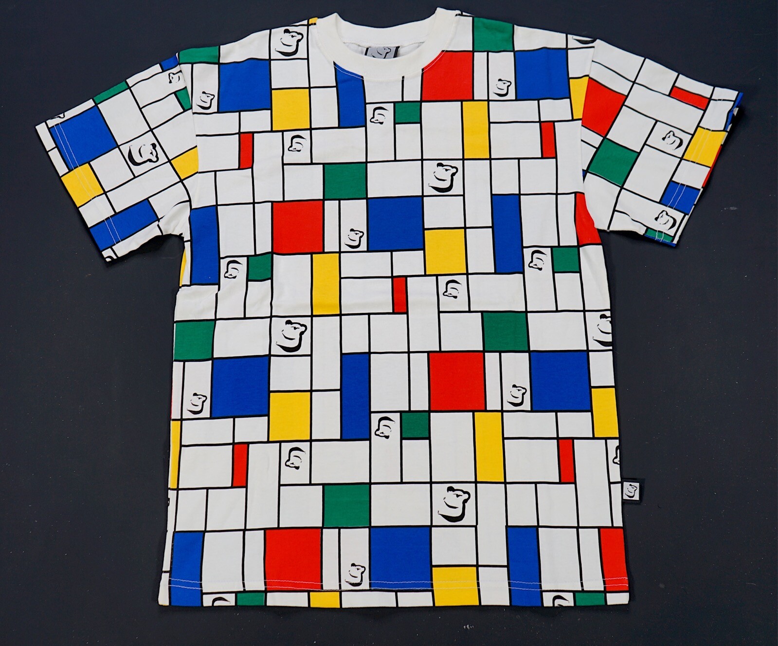 Rare Vintage WEISS Koala Color Block Grid Graphic All… - Gem