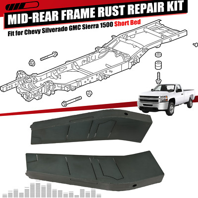 Mid rear Frame for 07-14 2nd/3rd gen Chevrolet Silverado 1500 Reg Cab ...