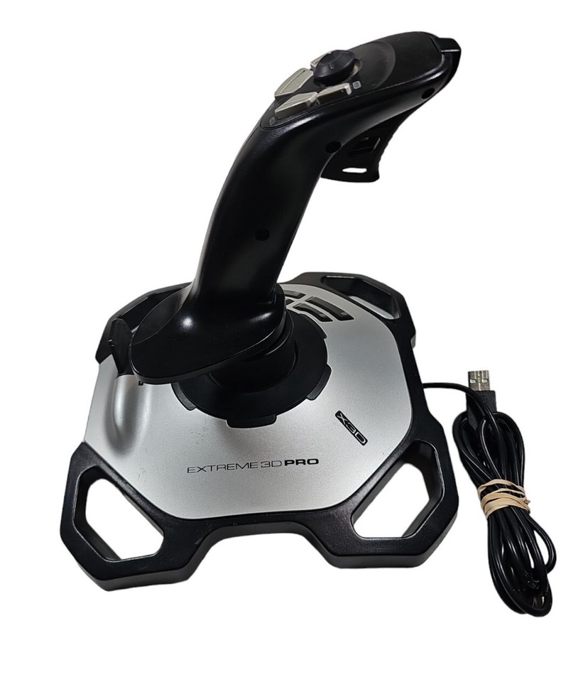 Logitech Extreme 3D Pro USB Joystick Ju0024 X3D Microsoft PC Flight ...