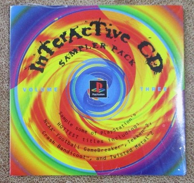 PlayStation Interactive CD Sampler Pack Volume Three 3~Sony PS1~Brand ...