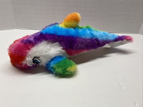 Rainbow Dolphin Plush 12" Stuffed Animal Toy Colorful 2019 | eBay