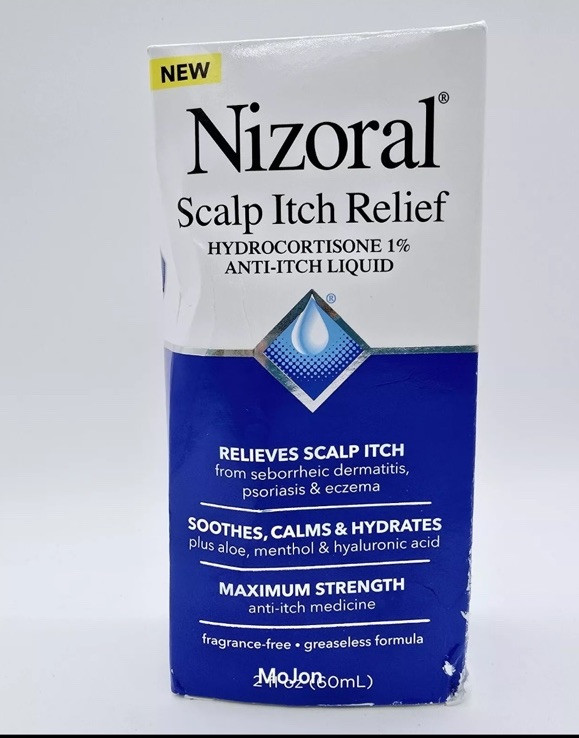 Nizoral Scalp Itch Relief Anti-Itch Liquid Soothes Calms & Hydrates 2oz ...