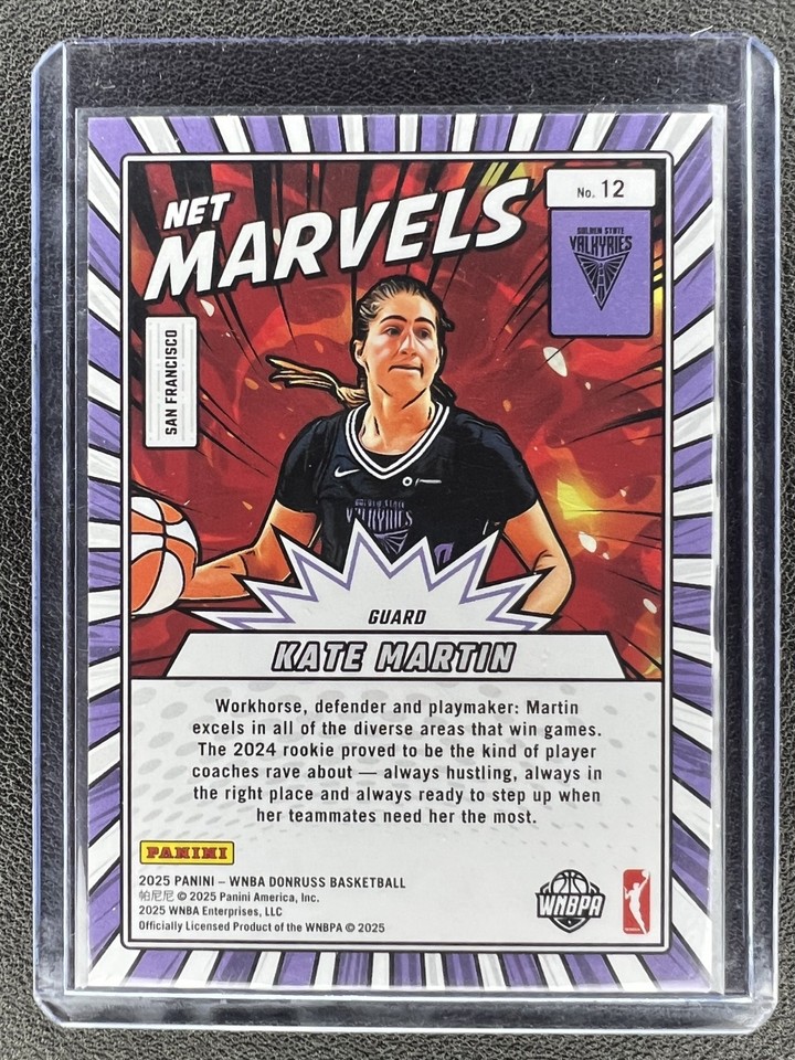 2025 Panini Donruss WNBA - Net Marvels Kate Martin #12 | eBay UK