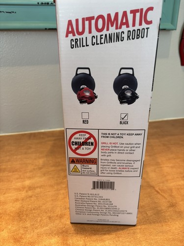 GRILLBOT Automatic Grill Cleaning Robot Rotating Replaceable Metal ...