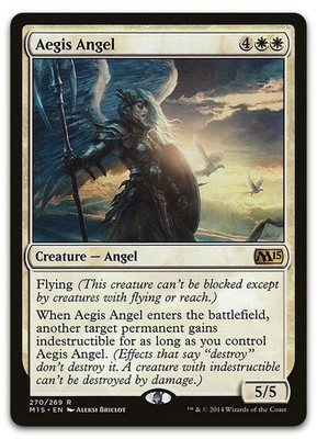 Aegis Angel #270 (LP) Magic 2015 M15 Magic MTG | eBay