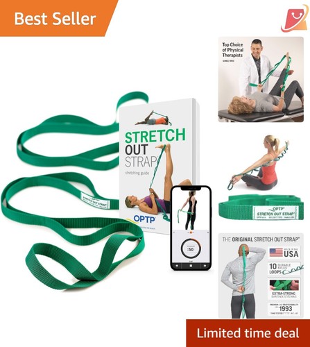 Stretching Strap Polyester 6' Long 10 Loops for Yoga Therapy Muscle ...