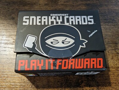 Sneaky Cards Play It Forward Interactive Card Game Gameright Scavenger Hunt New | eBay