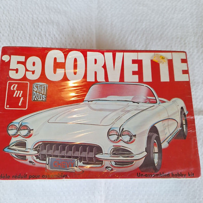 AMT model car kits 1959 corvette model#T393 new in sealed original box ...