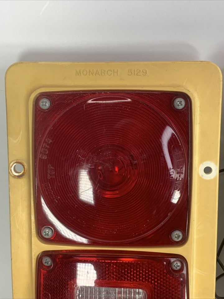 Vintage Rare Monarch 5129 Tail Light Set Camper RV See Photos For ...