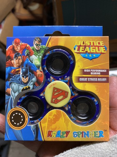 DC SUPERMAN Fidget Spinner Brand New In Package Ages 3 Up Case Of 12 ...