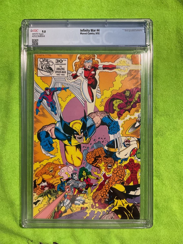 Marvel The Infinity War #4 (1992) Thanos, Silver Sufer, Adam Warlock ...