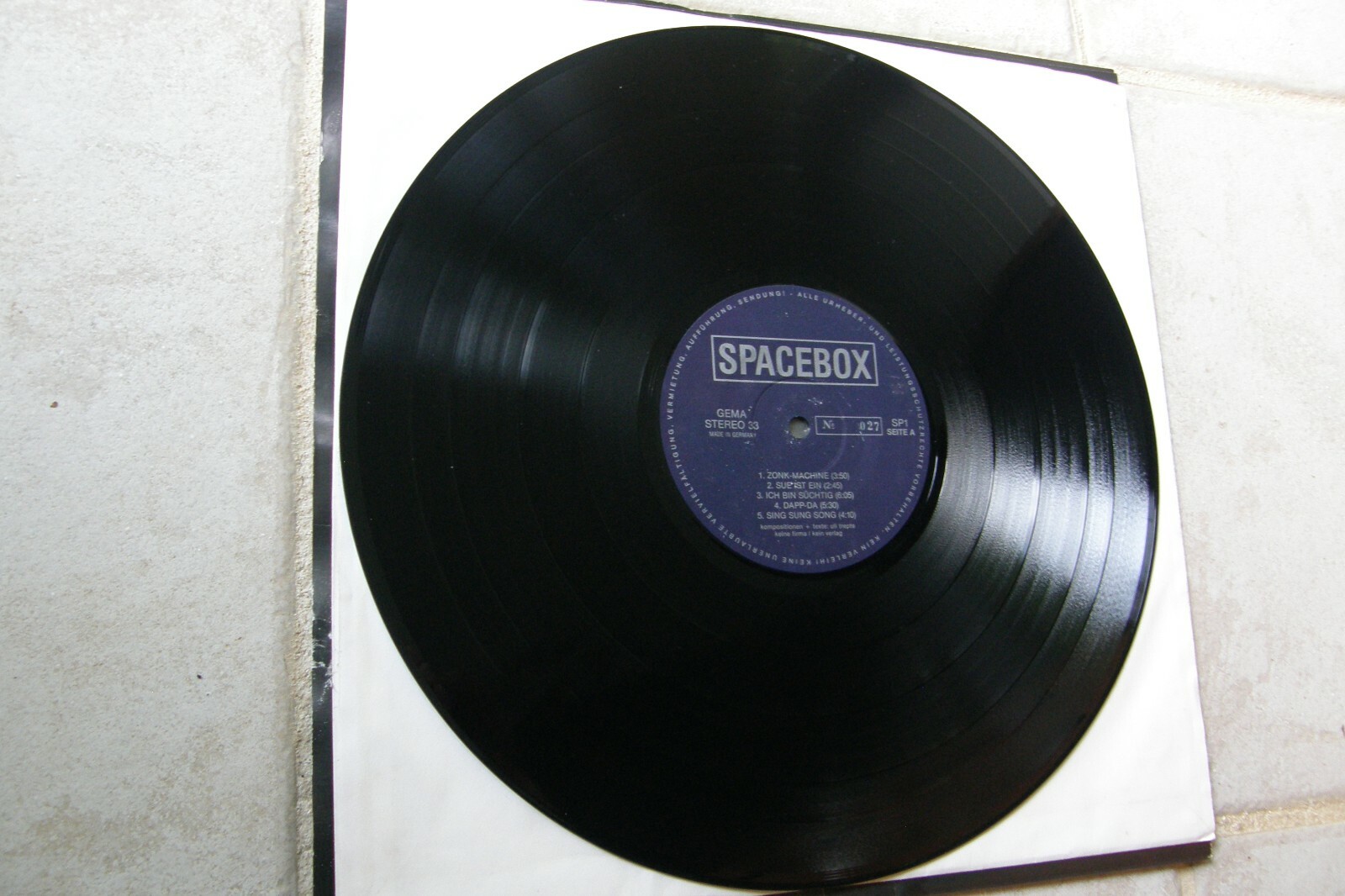 Spacebox-S/T 1981 German Spacebox SB-1 Copy #027/1000 G/NM Uli Trepte ...