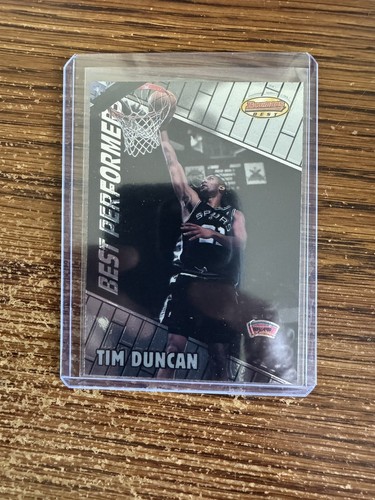 1999-00 BOWMAN'S TIM DUNCAN BEST PERFORMERS #92, SPURS | eBay
