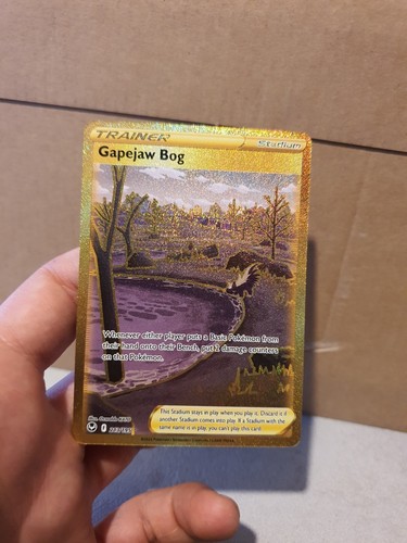 Pokemon GAPEJAW BOG GOLD Card | eBay