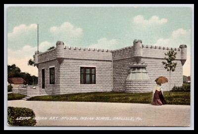 LEUPP INDIAN ART STUDIO, INDIAN SCHOOL, CARLISE PENNSYLVANIA, Ladies w ...