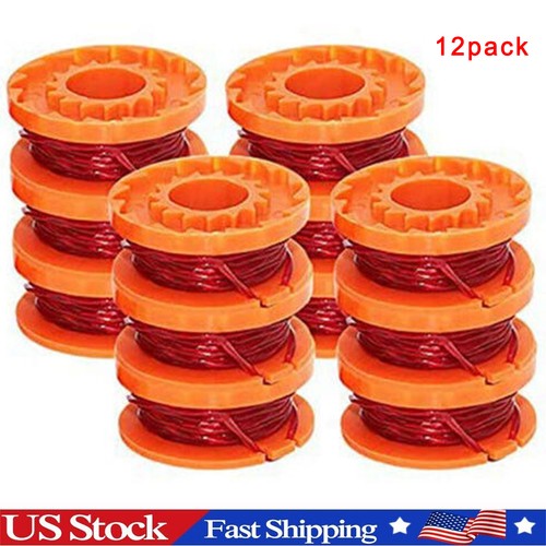 WORX WA0010 Replacement Spool Line For Grass Trimmer/Edger 10ft 12 PACK ...