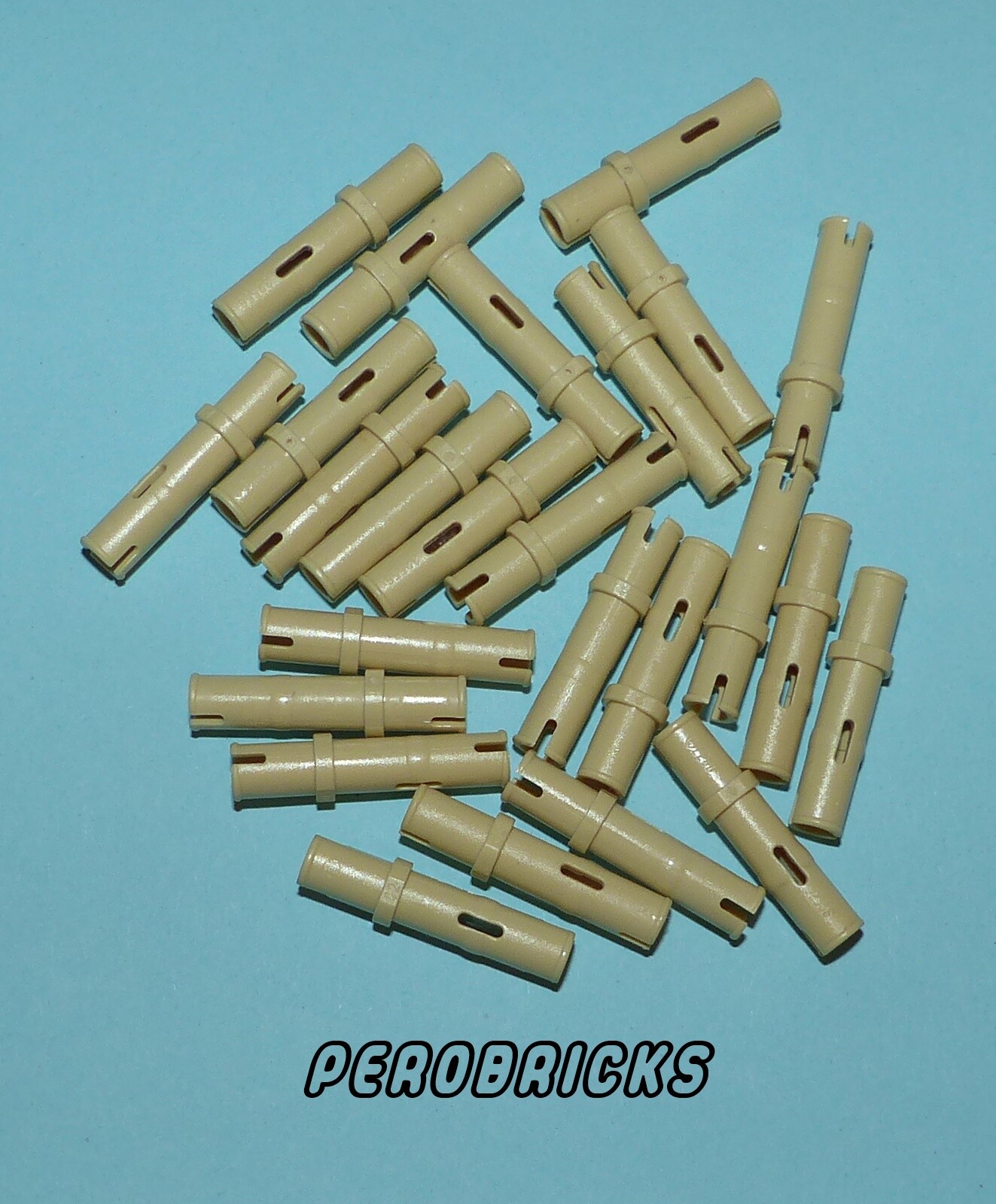 Lego Technik Technic 20 x Verbinder Pins #32556 3lang tan (Beispielfoto ...