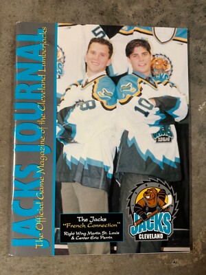 1997-98 Cleveland Lumberjacks IHL Program - Eric Perrin & Martin St ...