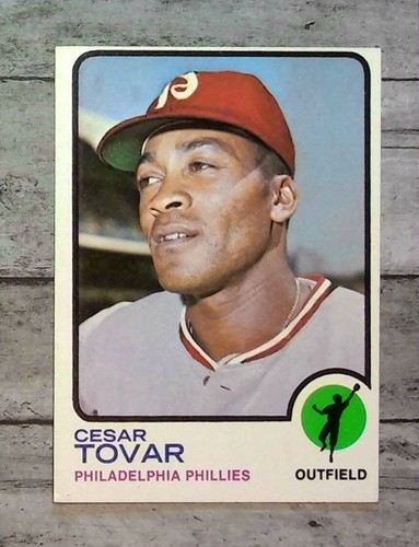 1973 Topps Baseball Card #405 Cesar Tovar Philadelphia Phillies | eBay